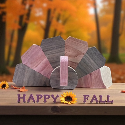 Colorful Faceless Turkey | A Bear Woodworks