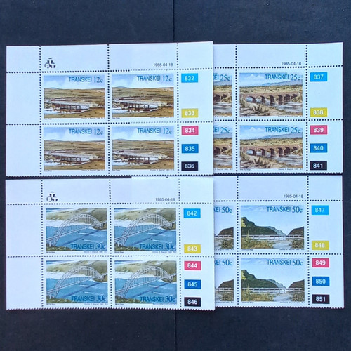 Transkei - 1985 Bridges in Transkei - Full Set of Controls - Unused ...