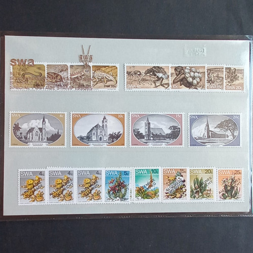 SWA - 1978 Year Pack as issued by SAPO - Singles + Miniature Sheet ...