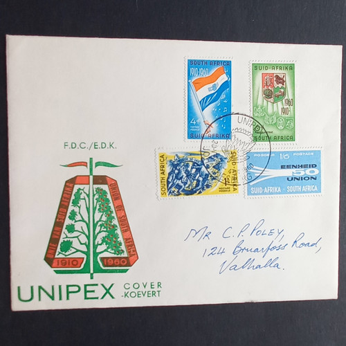 Union - 1960 50th Anniversary - Full Set on Commemorative "Unipex ...