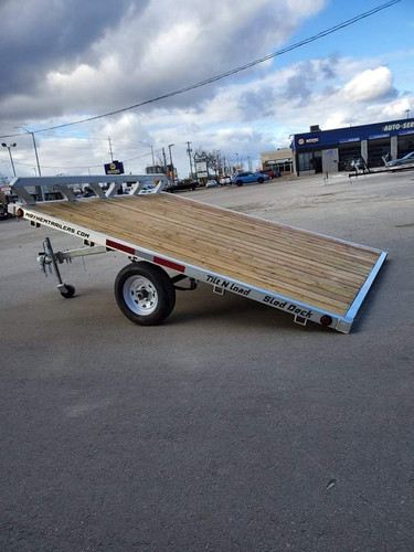Mayhem trailers galvanized double atv snowmobile trailer | mayhem-trailers