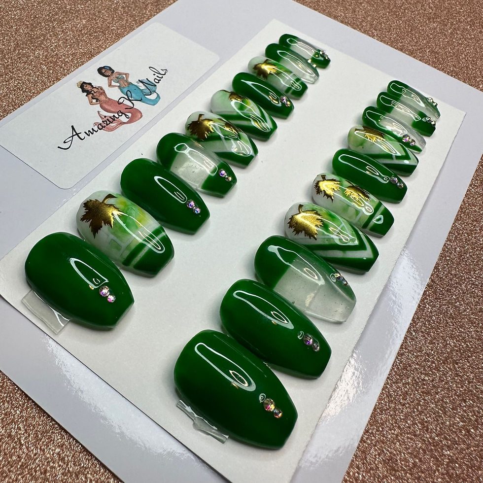 AMAZING K NAILS | Hand-Painted Press-On Nail Artistry