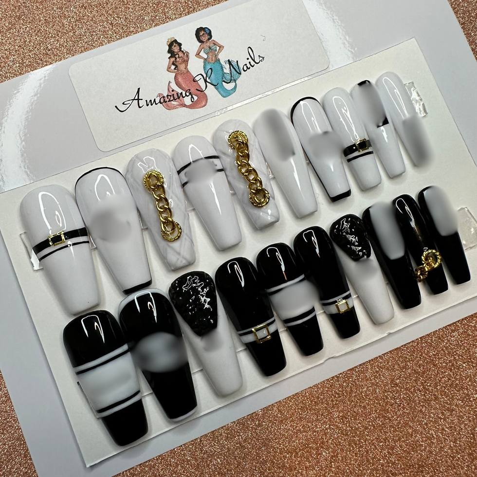 AMAZING K NAILS | Hand-Painted Press-On Nail Artistry