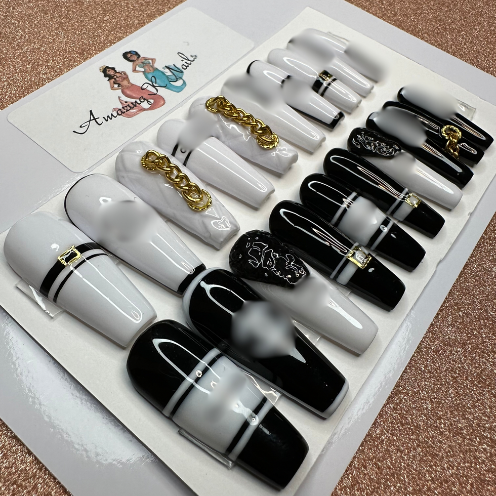 AMAZING K NAILS | Hand-Painted Press-On Nail Artistry