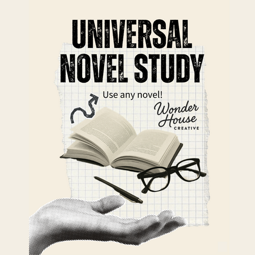Universal Novel Study | WONDERHOUSECREATIVE