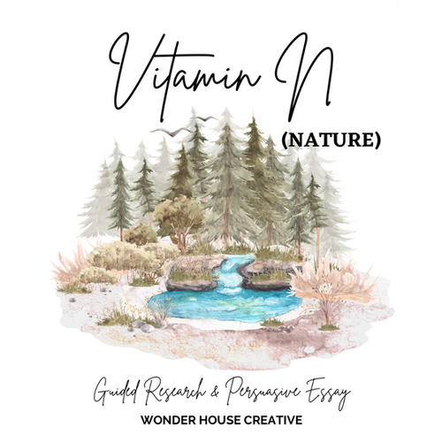 Vitamin N (Nature) Guided Research & Persuasive Essay | WONDERHOUSECREATIVE