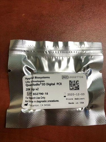 New Applied Biosystems QuantStudio 3D Digital PCR 20K Chip V2 ...