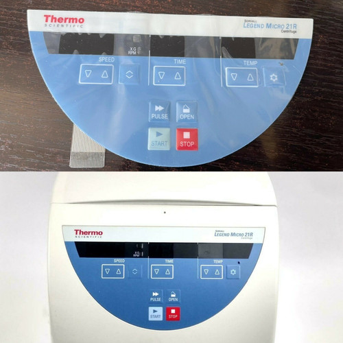 Thermo Fisher Legend Micro 21R Centrifuge Panel stickers | GEMEN LAB