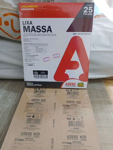 Lixa Massa 150 | Anthica Embalagens