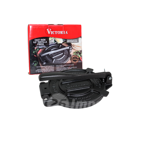 Victoria 6.5" Cast Iron Tortilla Press & Pataconera, Seasoned | Fred 26 ...
