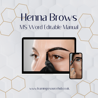 Henna Brows Editable MS Word Manual | LearningResourceHub