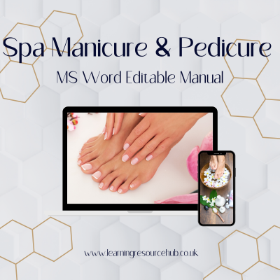 Spa Manicure & Pedicure Editable MS Word Manual | LearningResourceHub