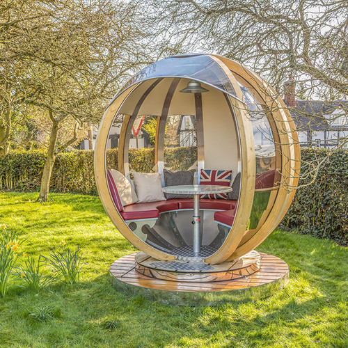 Rotating Lounger Garden Pod by Ornate Garden | Pods & Pavilions