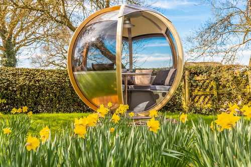Rotating Seater Garden Pod by Ornate Garden | Pods and Pavilions