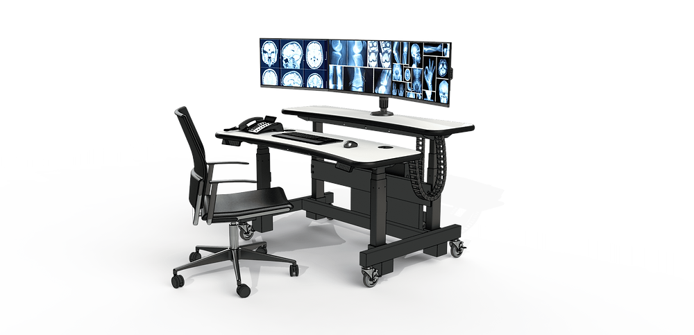 The Best Medical Desks & Radiology Workstations - Made in North-America