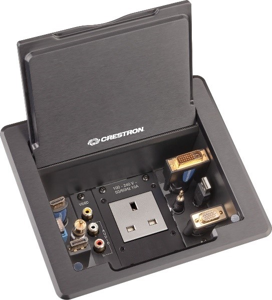 Power and Data Port Options for Control Room Consoles