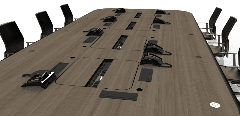 Modern Technology Conference Tables: Data Ports, Power, Height ...