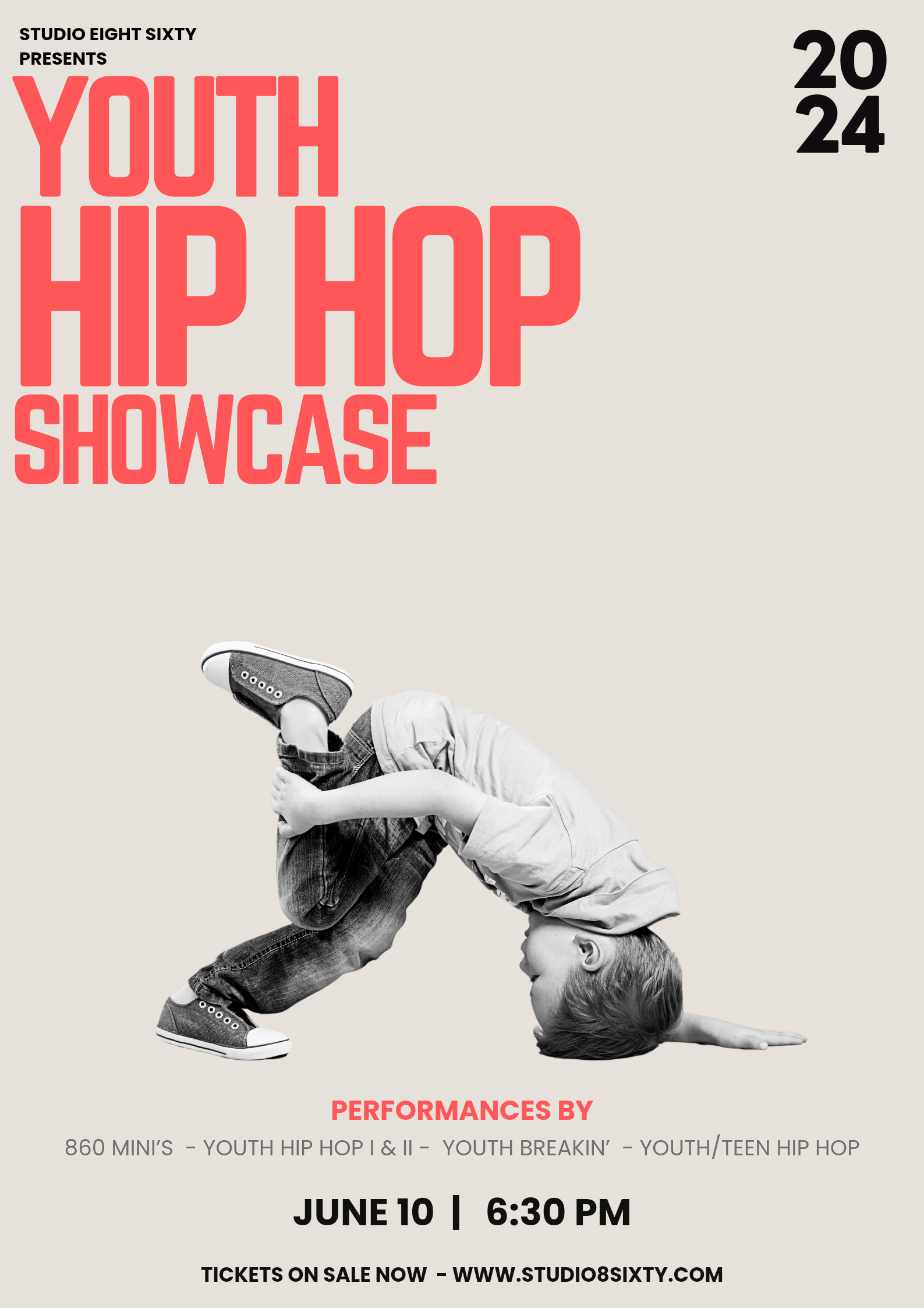 YOUTH HIP HOP SHOWCASE | STUDIO 860