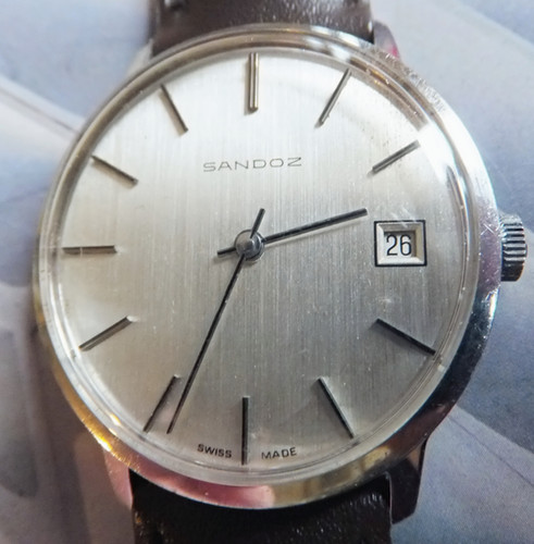 Sandoz Minimalist 17 Jewels Manual Winding Watch | StimpsonLondon