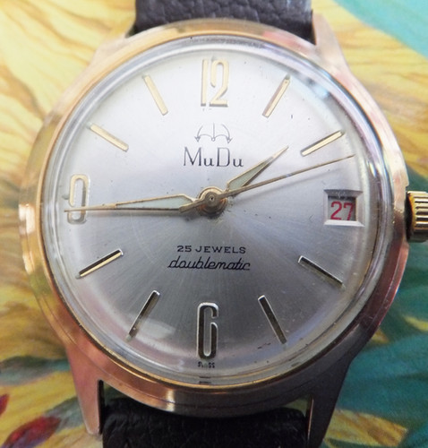 Smuggled! - MuDu "Doublematic" Automatic Gold Plated 30 Jewel Watch ...