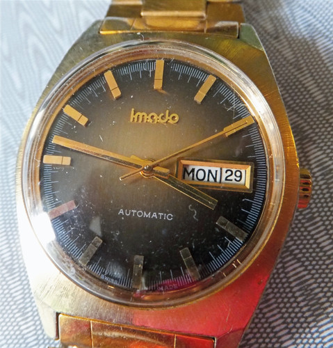 Imado Bronze Dial Automatic Winding Watch 35mm | StimpsonLondon