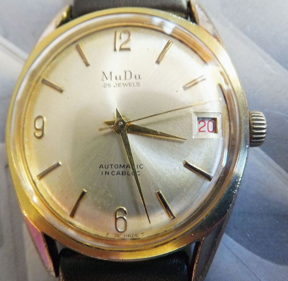 Bootleg! - MuDu Automatic Gold Plated 25 Jewel Watch | StimpsonLondon