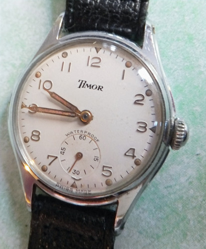 Timor 31mm 17 Jewel 1950's Manual Winding Watch | StimpsonLondon