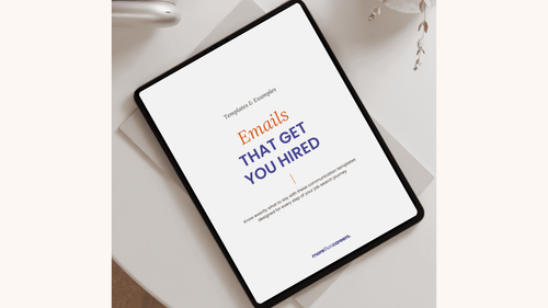Emails That Get You Hired | MoreThanCareers