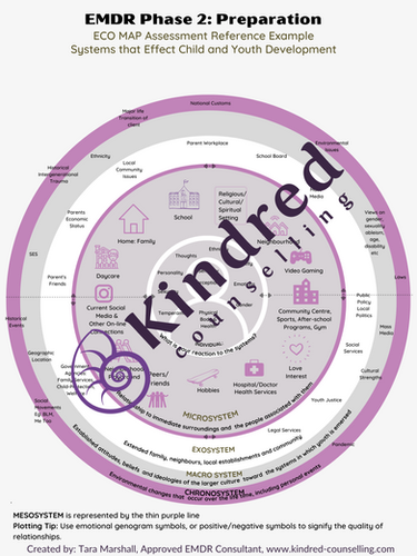EMDR Phase 2: ECO MAP Assessment (4pgs) | Kindred Counselling