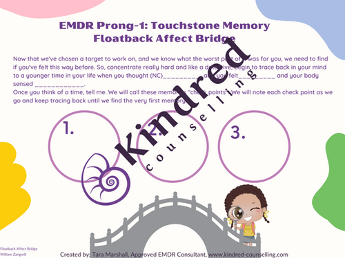 EMDR First Prong: Touchstone Memory / Float Back Affect Bridge (2pgs) | Kindred Counselling