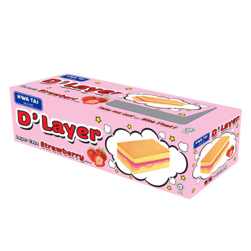 HwaTai D'Layer Cake - Strawberry Flavour 324g | Website