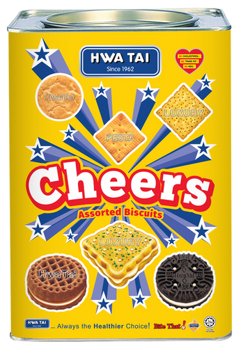HwaTai Cheers Assorted Biscuits Tin 600g | Website