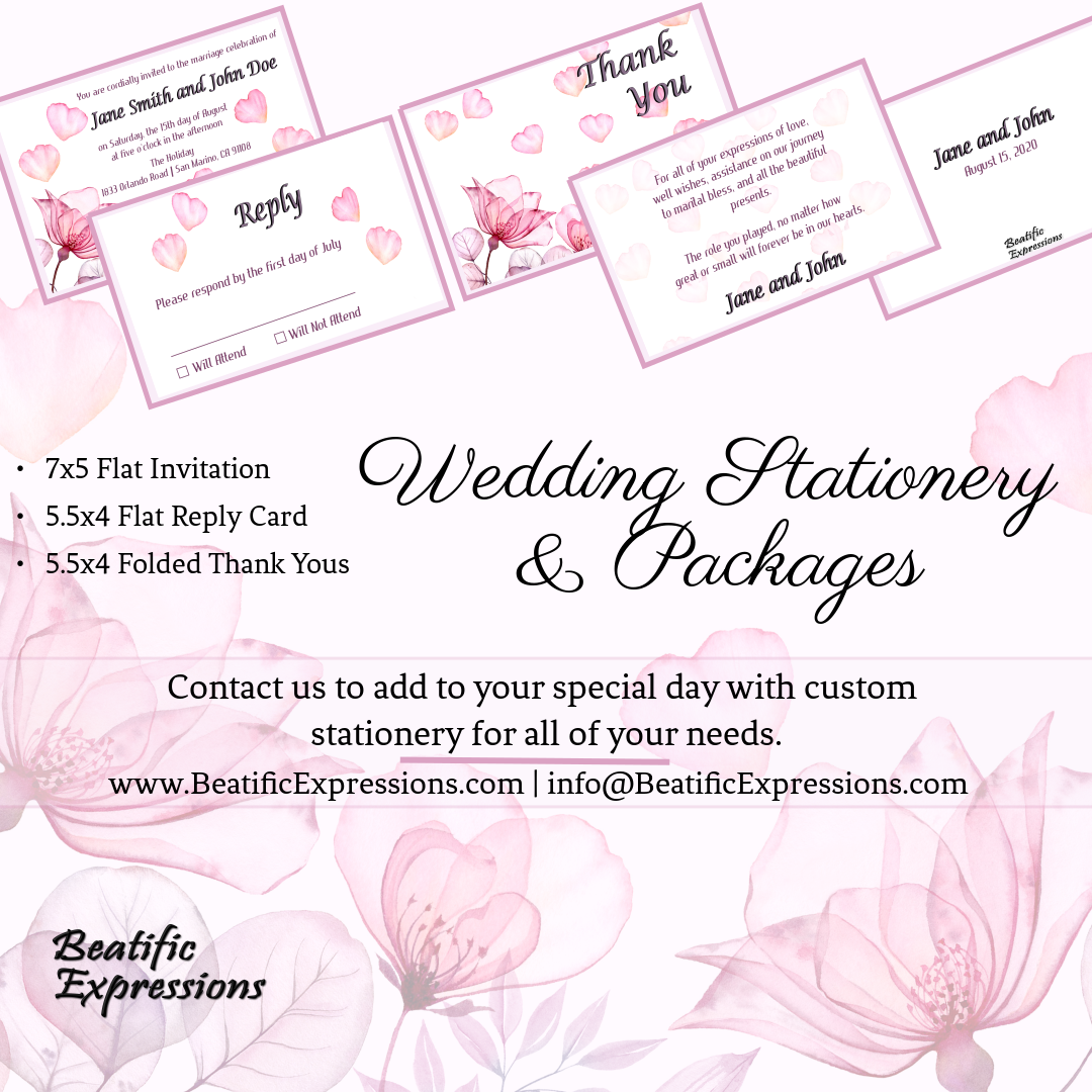 Wedding Form | Beatific Expressions