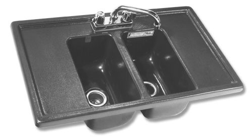 BDHSDB-1727 Double Compartment SINK with Drainboards | Moli