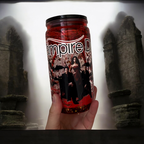 Snow Globe Blood Drip Tumbler- Vampire Diaries | A Dash Of Sparkle
