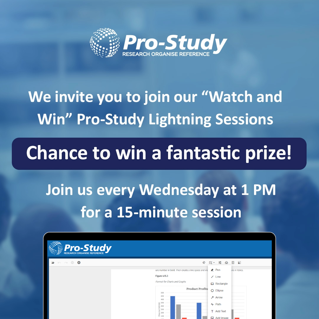 Pro-Study Watch and Win Series Week 3: Reading List | Aventido