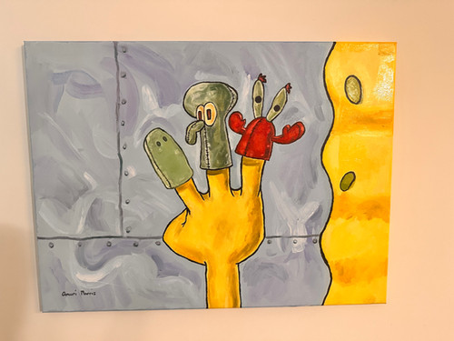 Spongebob Original Painting | Mysite