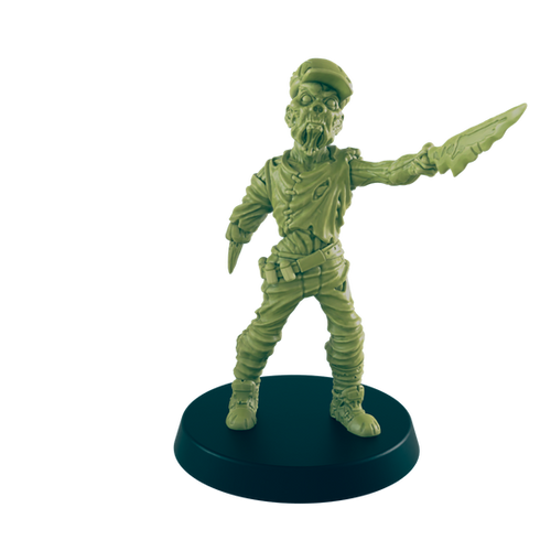 EC3D Beyond the Badland Mutant Zombie Ghoul NO2 28mm | 3D KINGDOMS