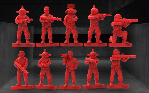Red Shadow Troopers Set 2 x10 28mm | 3D KINGDOMS