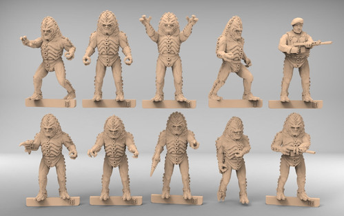 Dr Who Zygons X10 28mm | 3D KINGDOMS