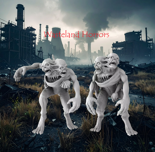 Stormforge Miniatures Radiation Zone Mutated Horros X2 28mm | 3D KINGDOMS