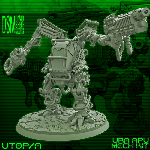 DSM UTOP/A URA APU MECH X1 28mm. | 3D KINGDOMS