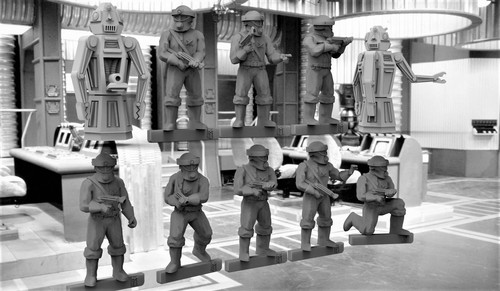 Blakes 7 Federation Troopers & security Robots X10 28mm | 3D KINGDOMS