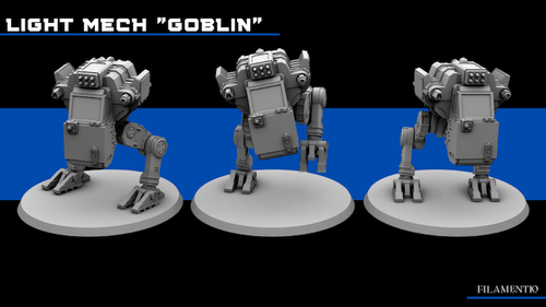 Greenhide Mechs The light mech "Goblin" 28mm | 3D KINGDOMS