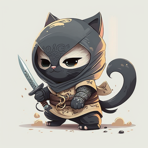 Fantazoor Cat Chibi Miniature | 3D KINGDOMS