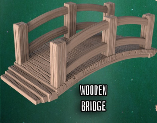 Wooden bridge 28mm | 3D KINGDOMS