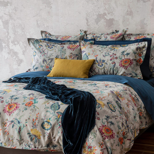 Morgan | Printed Sateen | St Genève Bed Linens Made in Canada