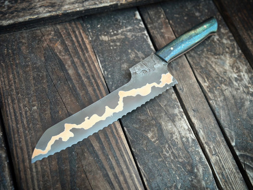 Copper Serrated Slicer | Iron Grove Tool Co