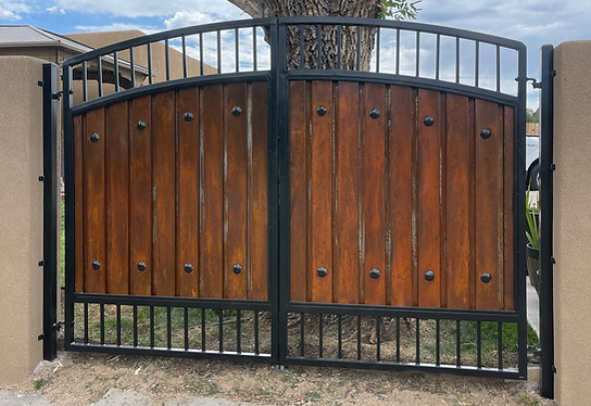 Albuquerque's Double Security Iron Gates - Choose Safety
