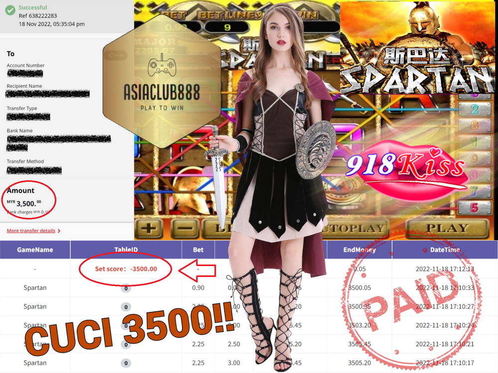 KISS SPARTAN CUCI 3500!!